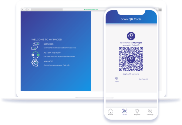 2FA and QR Code Identification - Freja eID
